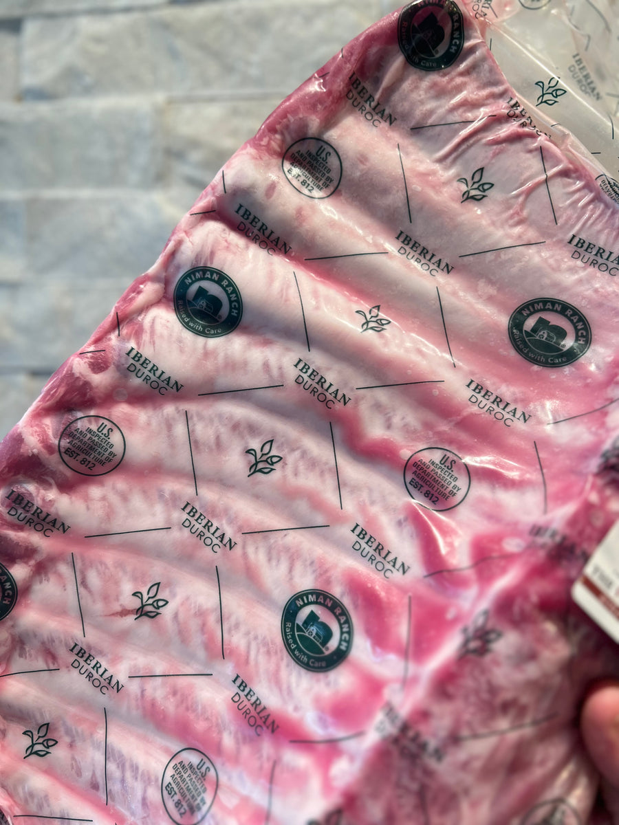 Iberian Duroc Pork Tomahawk - Whole Rack – The Wagyu Window